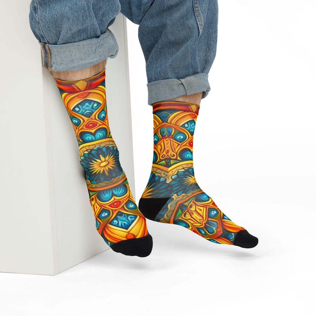 Renaissance Socks, Medieval Footwear, Historical Crew Socks, Vintage ...