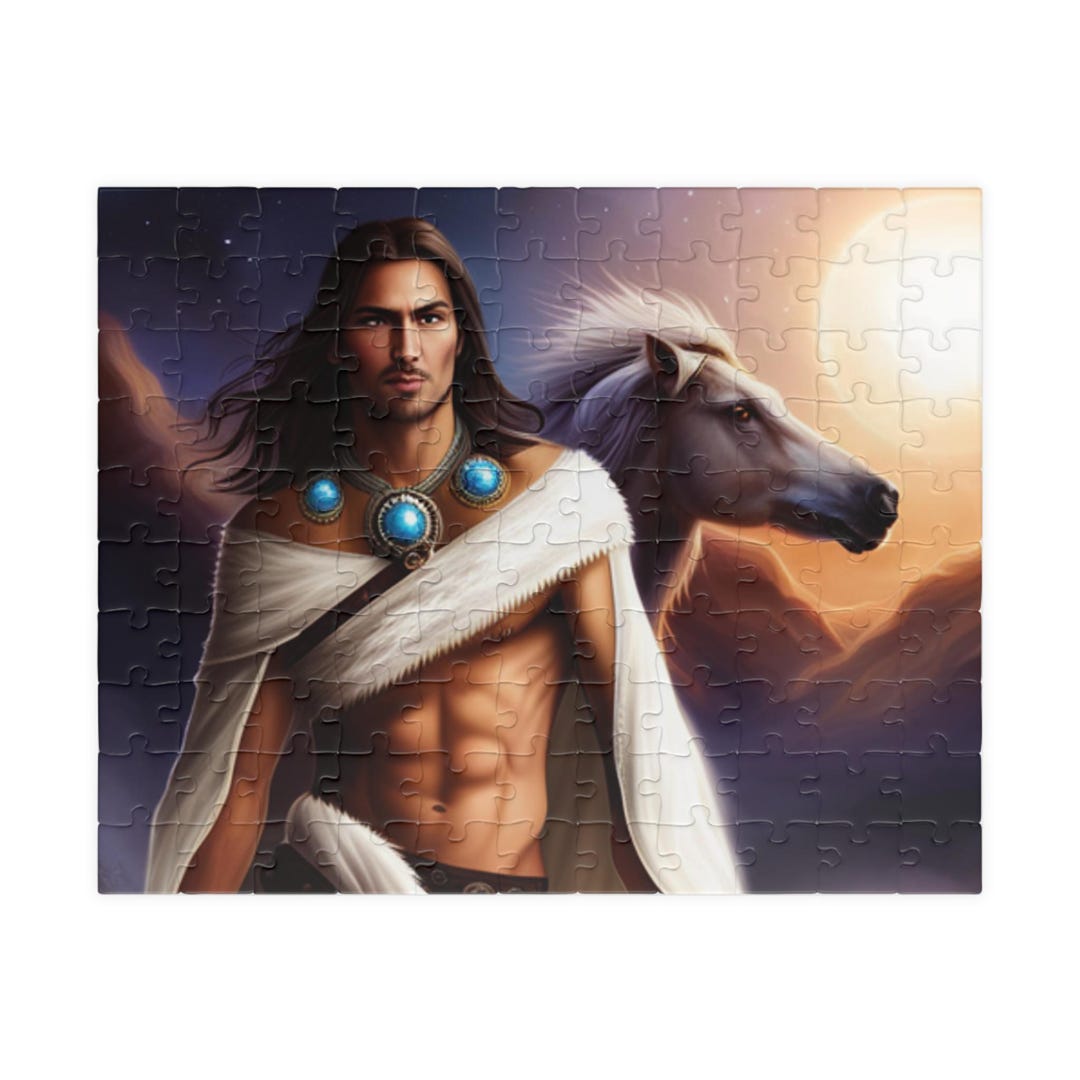 Jigsaw Puzzle, Native American Pattern Puzzle, 110 252 520 Pieces, Fun ...