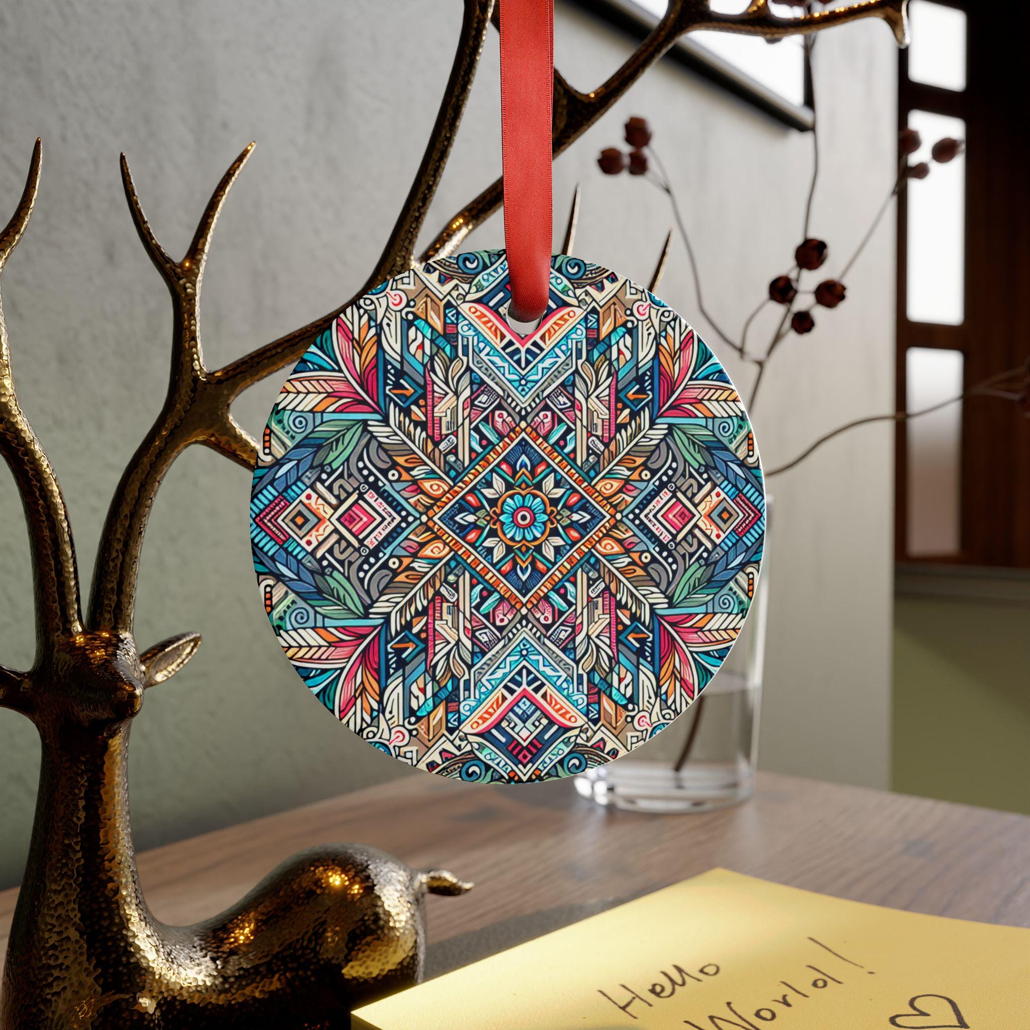 Ornament, Native Tribal Design, Indigenous Holiday Decor, Christmas ...