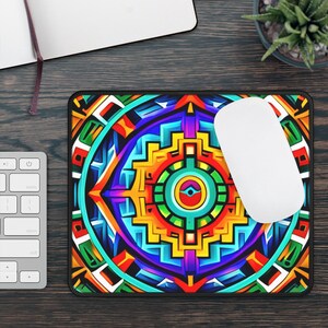 Gaming Mouse Pad Aztec, Native American Mouse Pads, Tribal Mouse Pads ...
