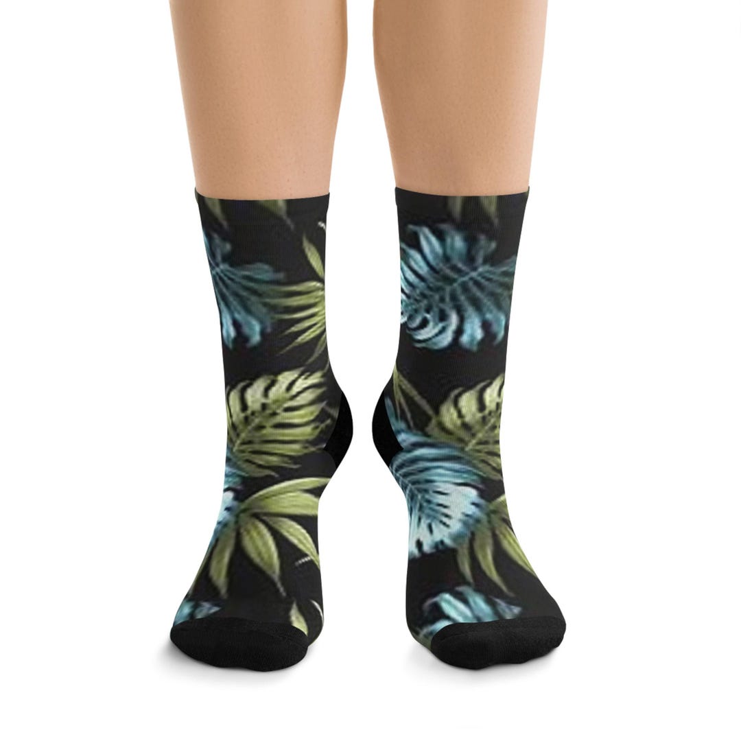 Tropical Hawaiian Socks, Beach Vacation Gift, Aloha Party Accessories ...