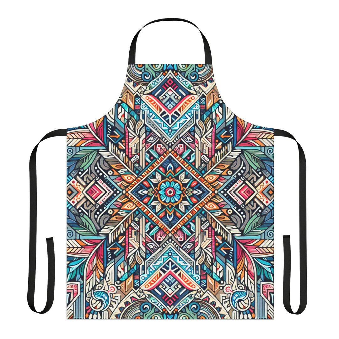 Indigenous Apron, Native American Cooking Kitchen Wear Gift, Tribal ...