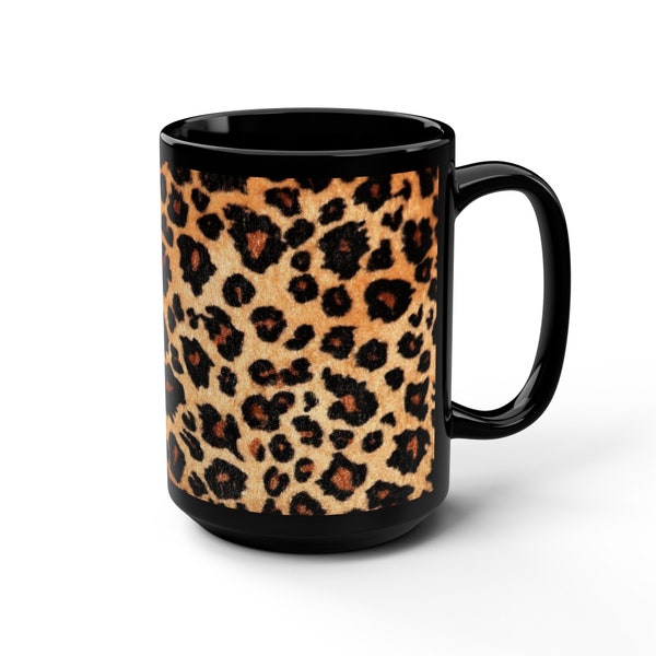 Leopard Print Mugs - Etsy