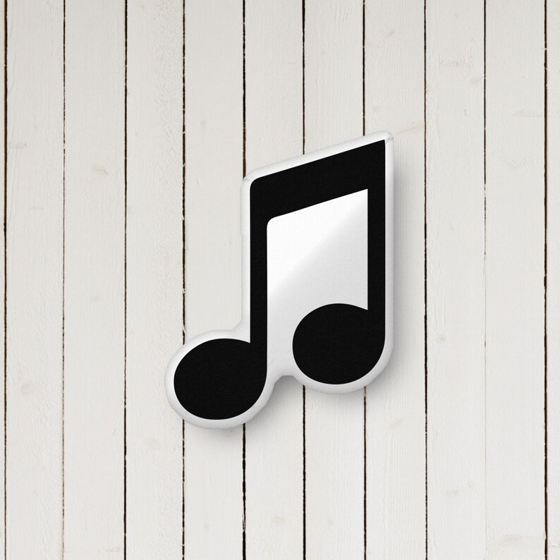 Music Symbol-shaped Pillow | Eighth Notes - Etsy