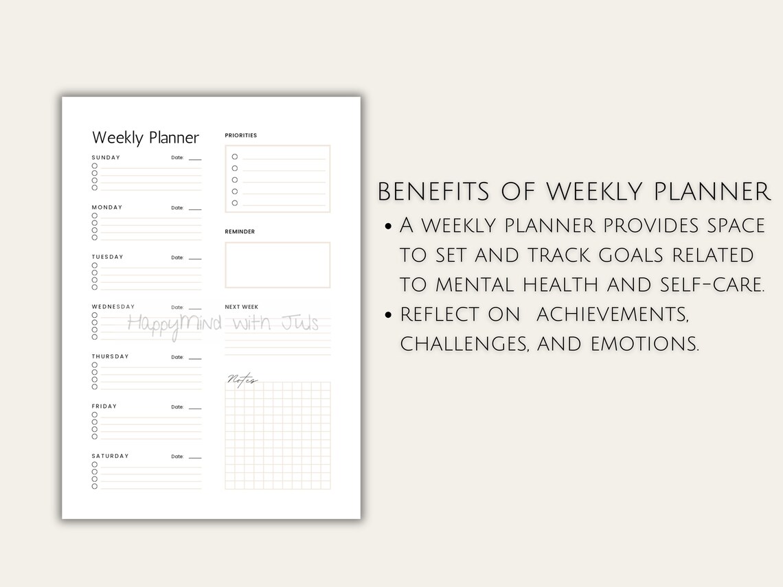 Printable Sheets Planner, Daily Planner, Weekly Planner, Self Care ...