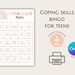Printable Self Care Affirmations Bingo, Mental Health Prints, Therapy ...