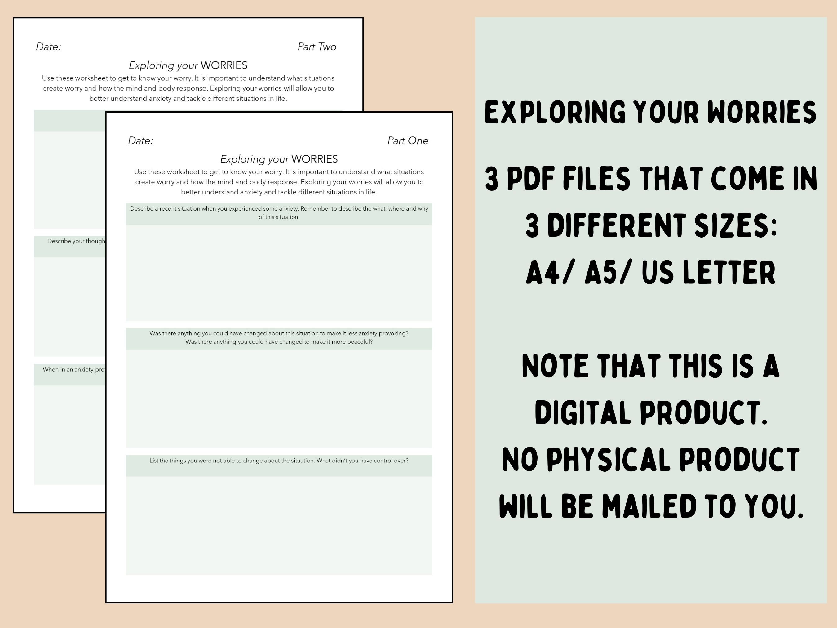 CBT Worksheets for Kids and Teens, Mental Health Resources, Coping ...