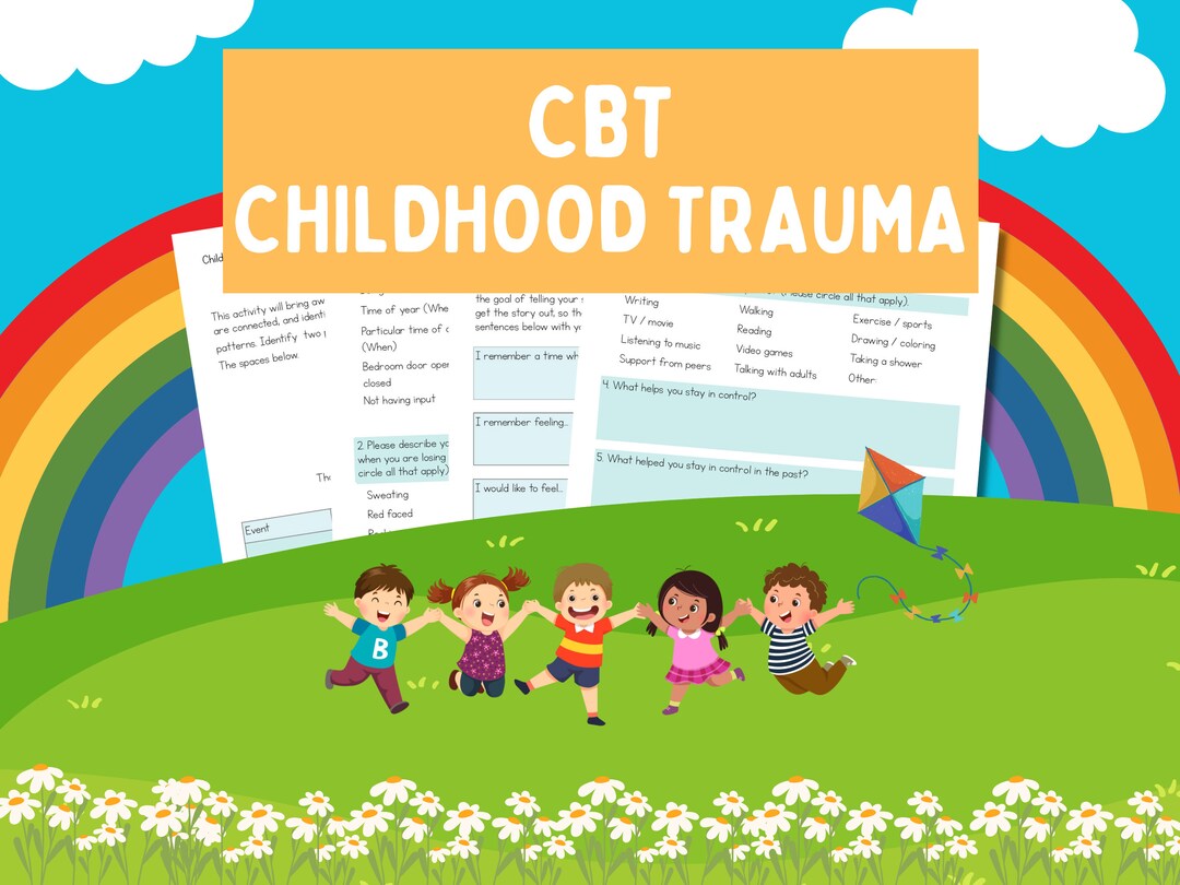 Childhood Trauma, Printable CBT Worksheets for Children and Teenagers ...