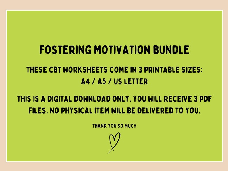 Printable CBT Worksheets for Kids and Teens, Motivation, Depression ...