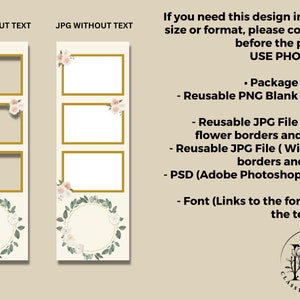 Rustic Elegant Wedding Photo Booth Template, Wedding Photo Booth ...