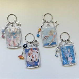 Aya Takano Inspired Keychain Y2K Handmade Beaded Keychain - Etsy