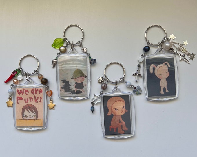 Kewpie Cowboy Vintage Motel Keychain, Trendy Hotel Keychain - Etsy