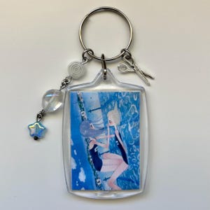 Aya Takano Inspired Keychain Y2K Handmade Beaded Keychain - Etsy