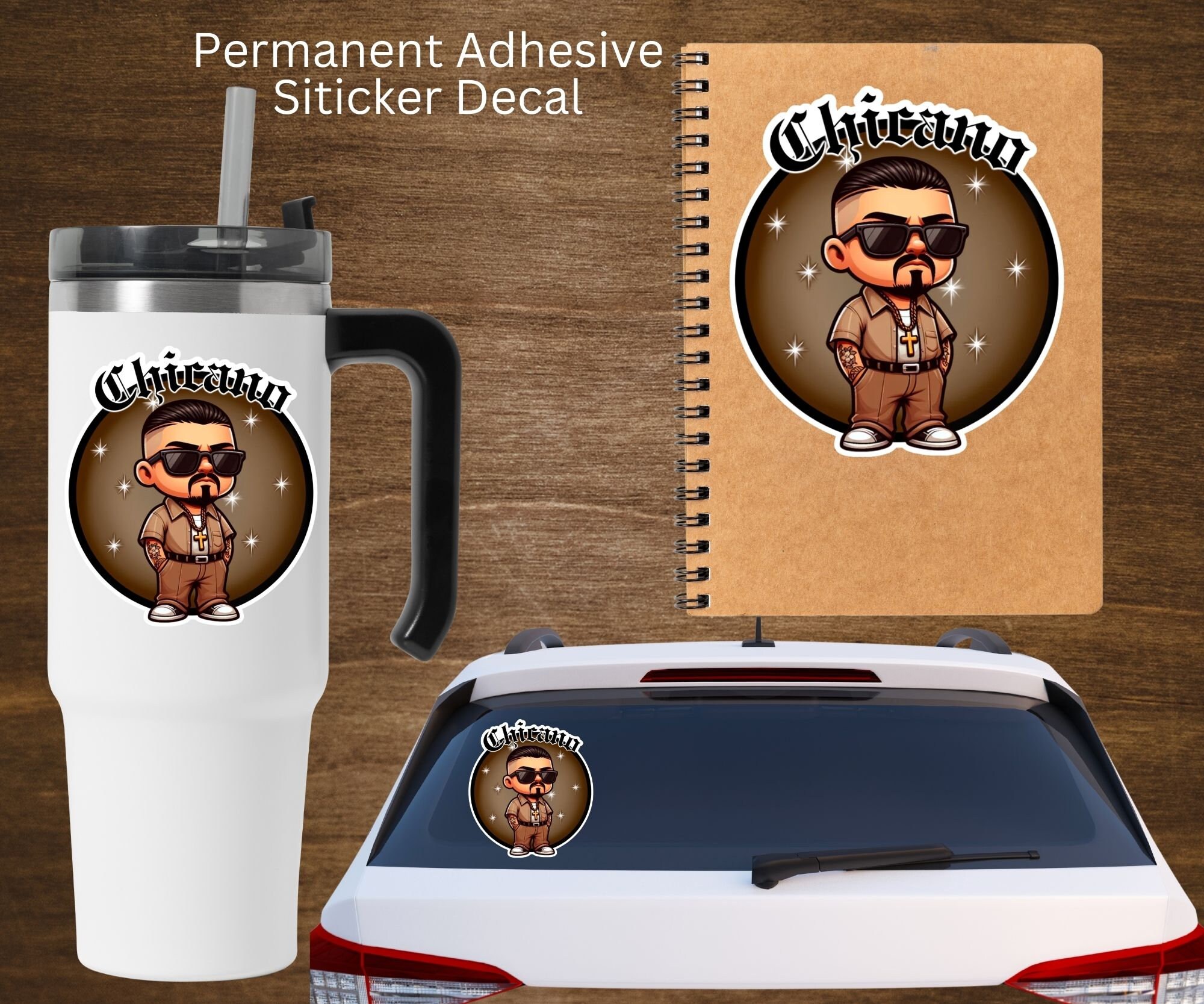 Chicano Homie Boy Vinyl Sticker Decal-laptop Decal Sticker-tumbler Cup ...