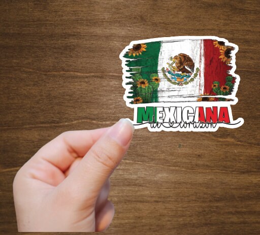 Mexico Flag Vinyl Sticker Decal-laptop Decal Sticker-tumbler Cup Decal ...