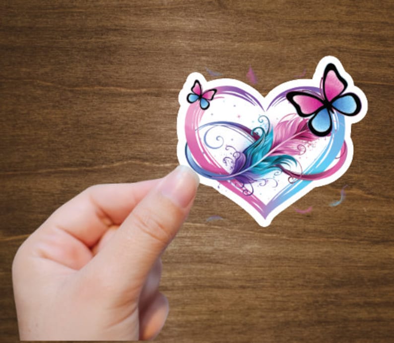 Infinity Heart Vinyl Sticker Decal-laptop Decal - Etsy