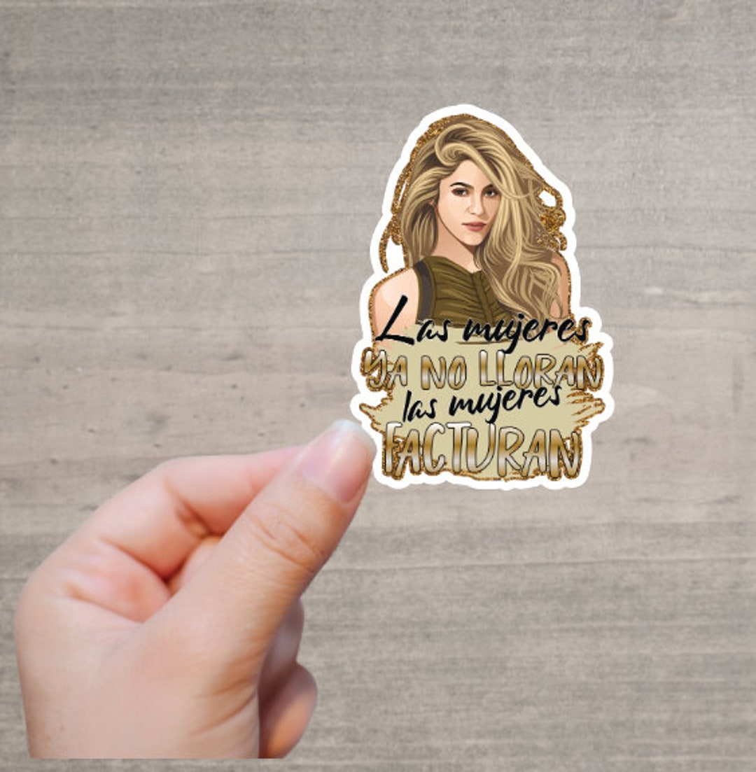 Gold Shakira Vinyl Sticker Decal-laptop Decal Sticker-tumbler Cup Decal ...