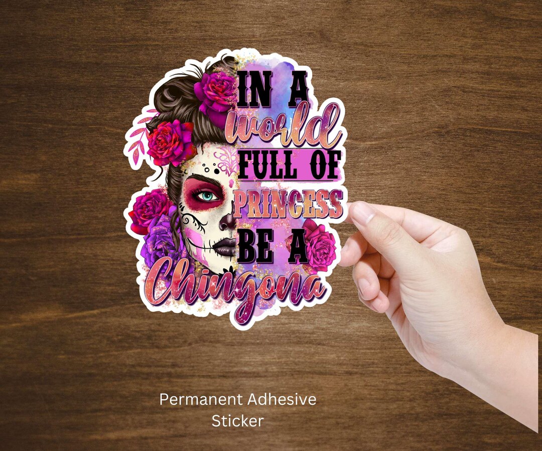 Catrina Chingona Vinyl Sticker Decal-laptop Decal Sticker-tumbler Cup ...