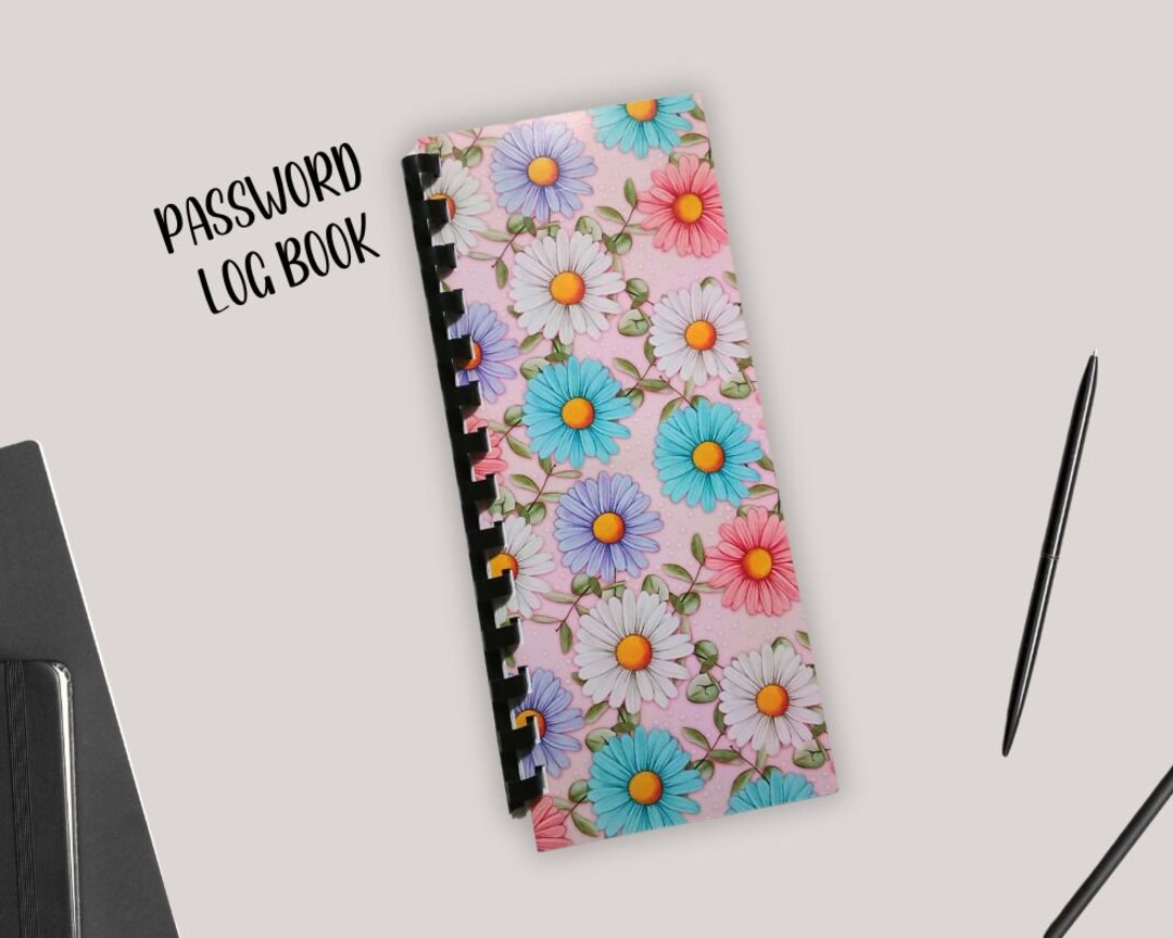 Account Password Logbook Tracker-notebook-planner-journal-small Compac ...