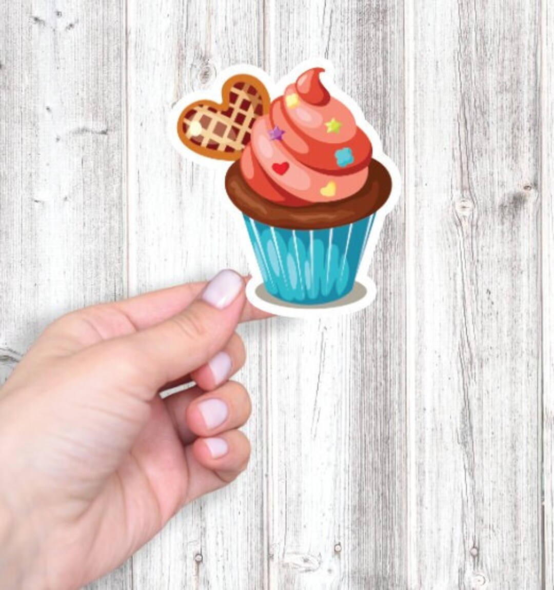 Cupcake Vinyl Sticker Decal-laptop Decal Sticker-tumbler Cup Decal ...