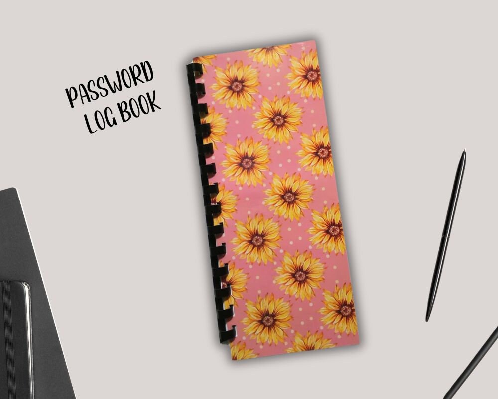 Account Password Logbook Tracker-notebook-planner-journal-small Compac ...