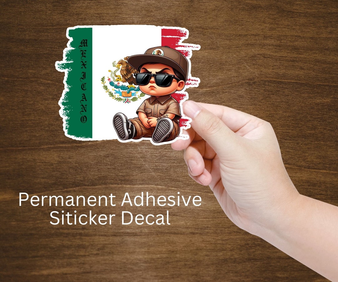 Mexico Chicano Boy Homie Vinyl Sticker Decal-laptop Decal Sticker ...