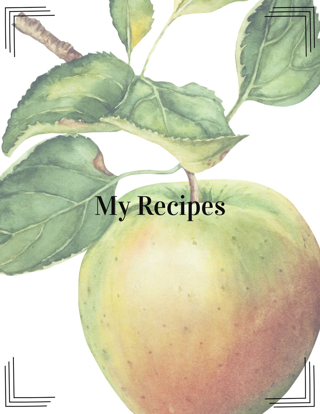 Custom Cookbook PDF, Downloadable Recipie Book - Etsy