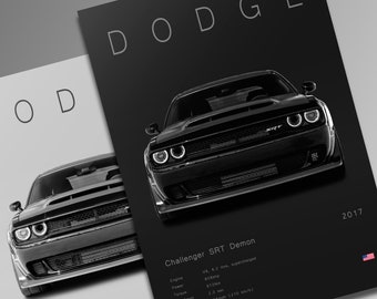 Dodge Poster Wall Art - Etsy