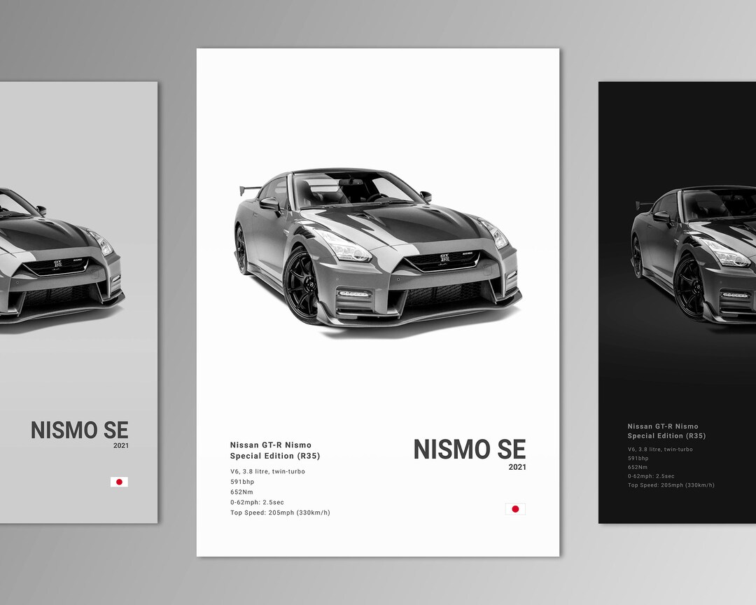 Nissan GT-R Nismo Special Edition R35 Poster Print Wall Art - Etsy Polska