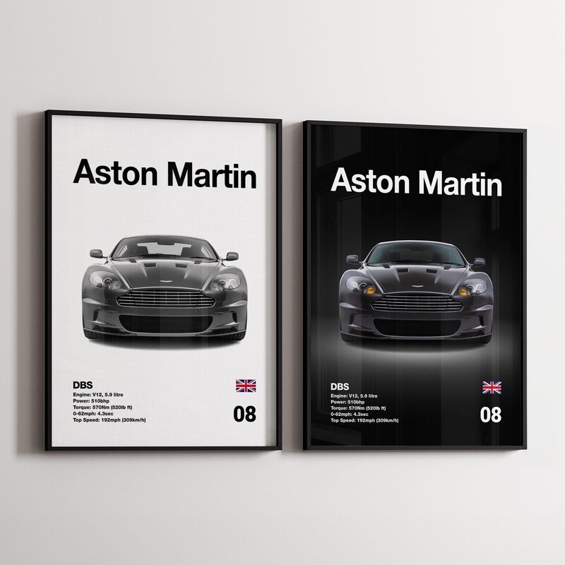 Aston martin poster - Etsy.de