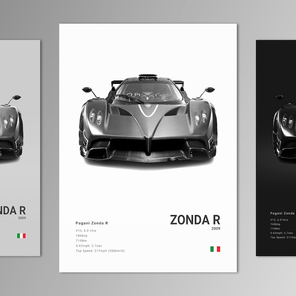 Pagani Poster - Etsy