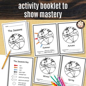 Earth Science Printable: Sun, Seasons, Solstice & Equinox - Montessori ...