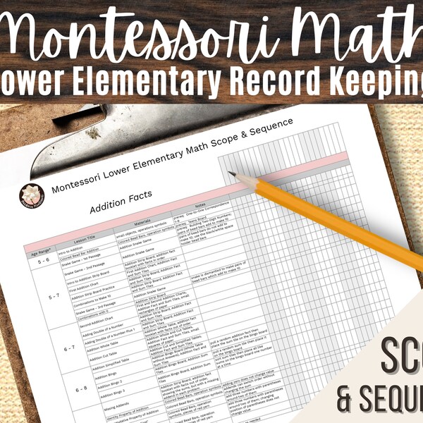 Montessori Math - Etsy