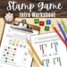 Printable Montessori Math Stamp Game Introduction: Place Value ...