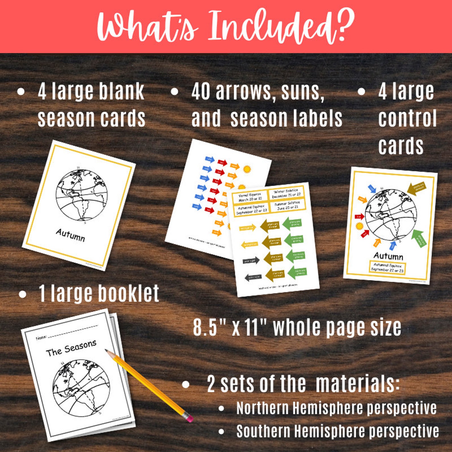 Earth Science Printable: Sun, Seasons, Solstice & Equinox - Montessori ...