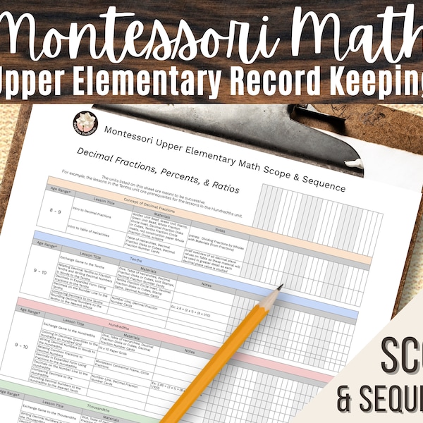 Montessori Math - Etsy