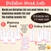 Montessori Cursive CVC Words Pink Series Cards: Elementary Moveable ...