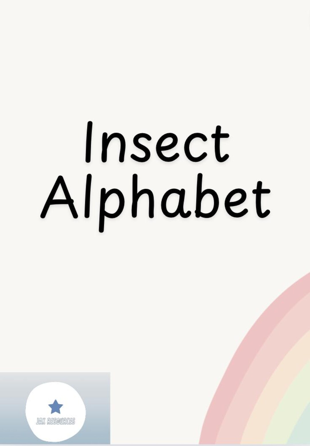Insect Alphabet Posters Printable PDF | Instant Download - Etsy