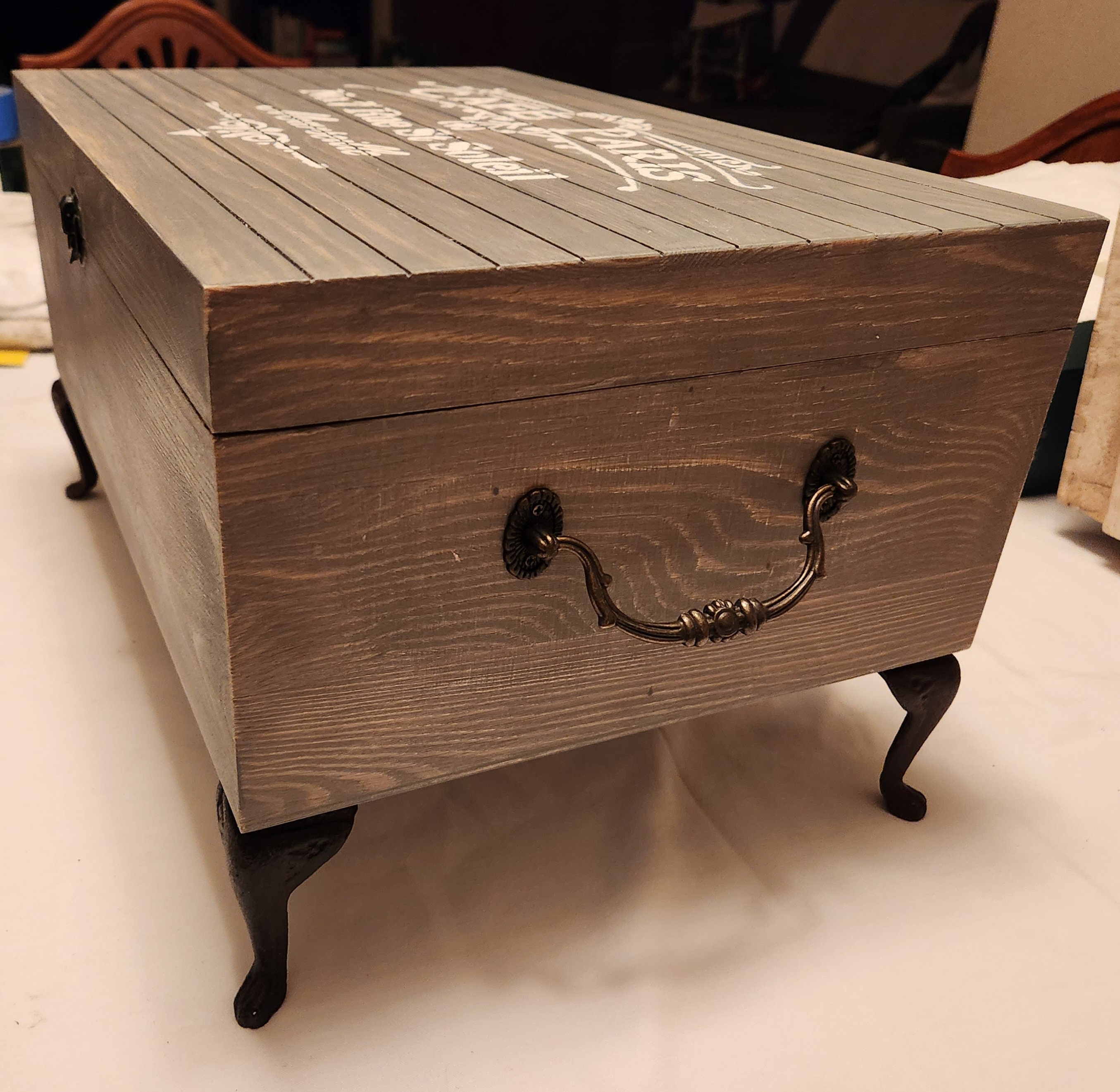 Victorian Cafe Paris Wooden Chest - Etsy