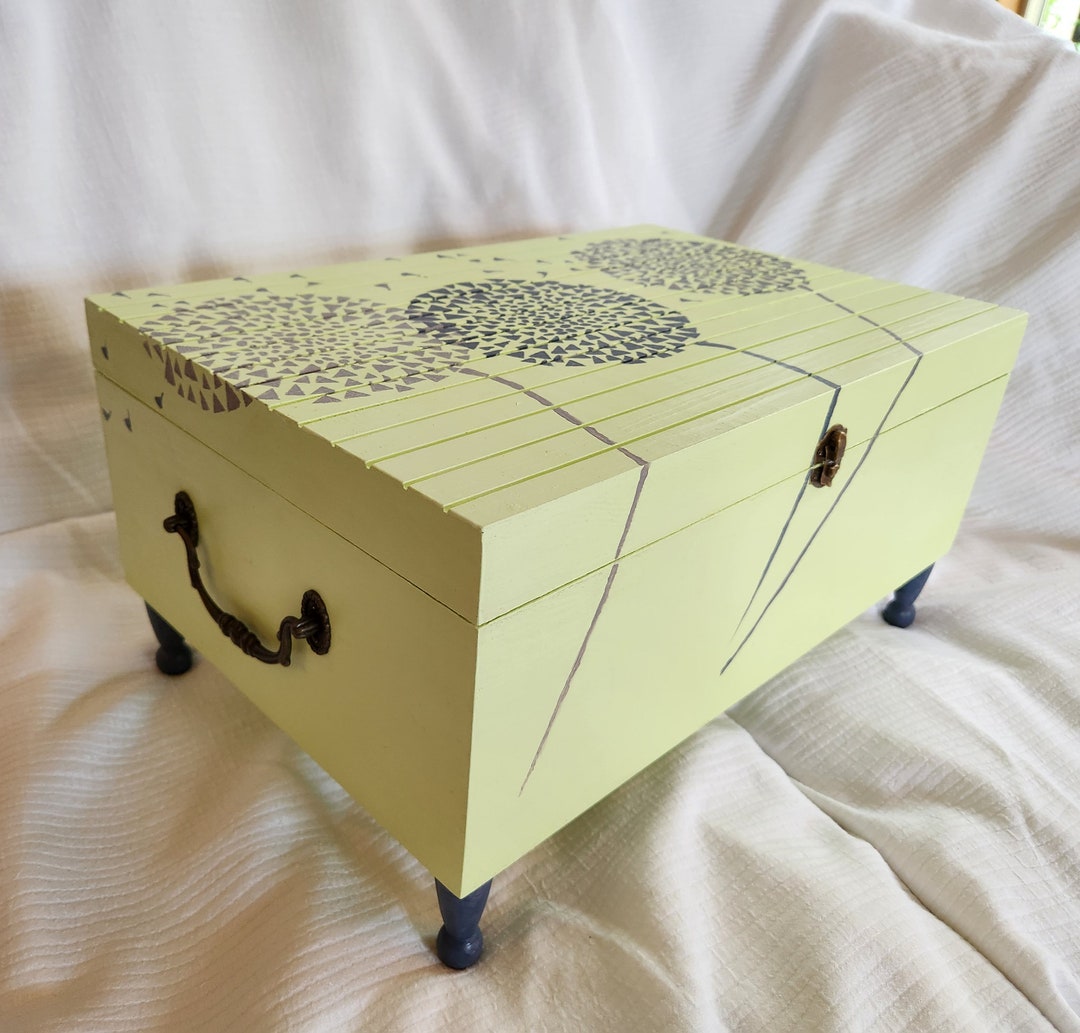 Wooden Dandelion Wish Chest - Etsy