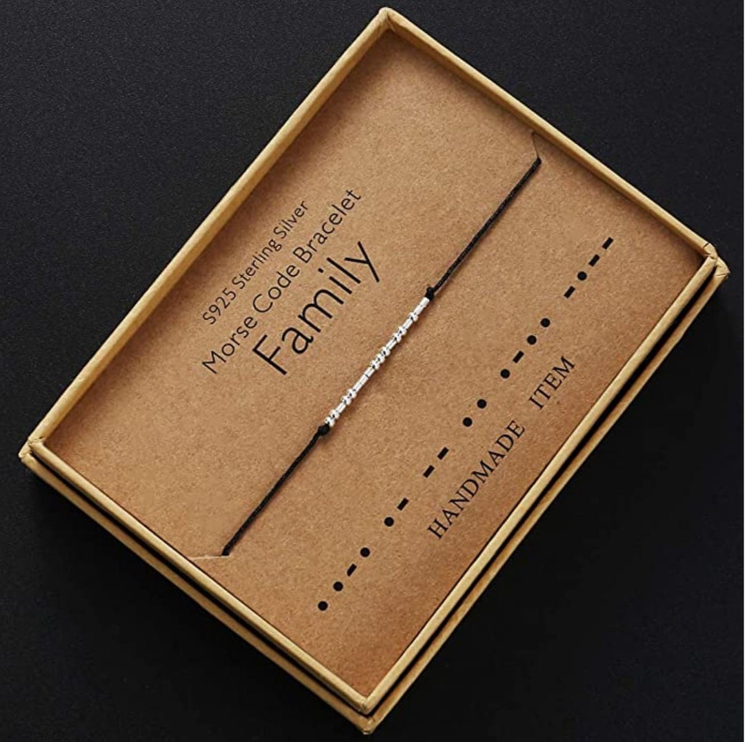 Family Morse Code Bracelet Matching Couples Custom Bracelet - Etsy
