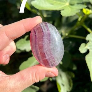 Candy Fluorite Palm Stones | Candy Fluorite Pocket Stones (you Choose ...