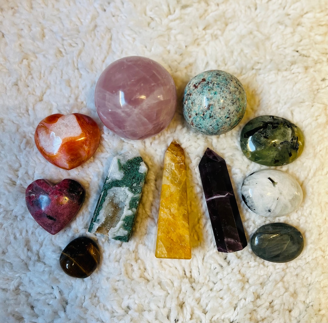 Crystal Starter Kit | Beginner Crystal Set | Crystal Box Set (11 Piece ...