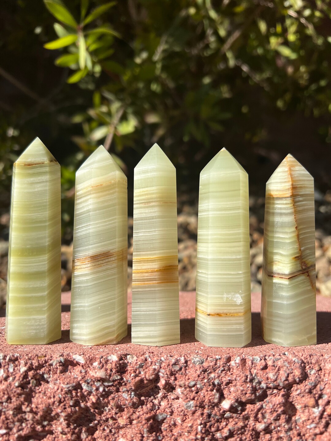 Green Onyx Point - Polished (you Choose) - Etsy