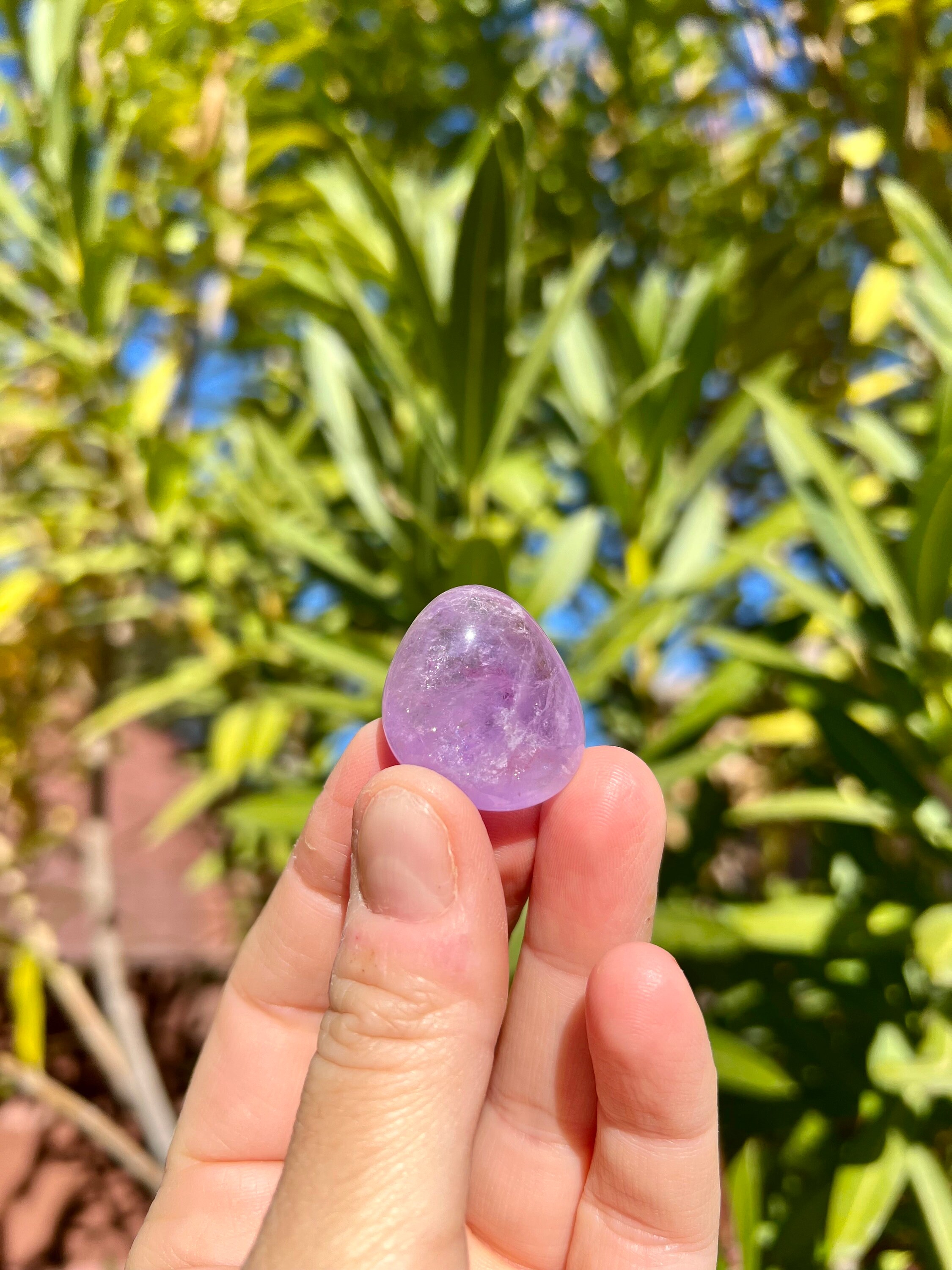 Gemmy Amethyst Tumbled Stones - Polished (one Piece, Choose Size) - Etsy