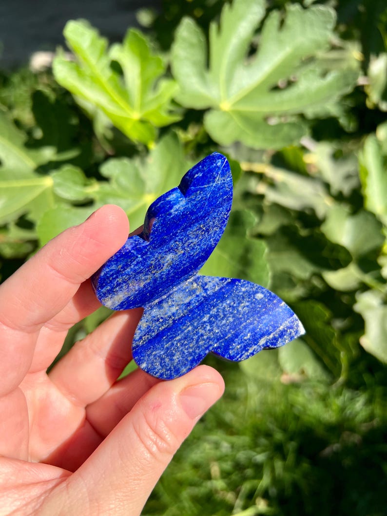 Lapis Lazuli 3D Butterflies | Lapis Butterfly Carving - Etsy