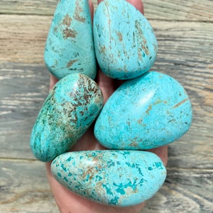 Peruvian Turquoise Palm Stones | Genuine Turquoise Pocket Stones ...