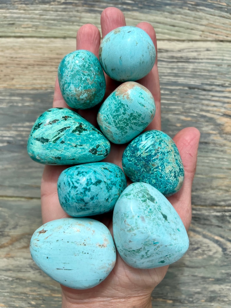 Peruvian Turquoise Palm Stones | Genuine Turquoise Pocket Stones ...