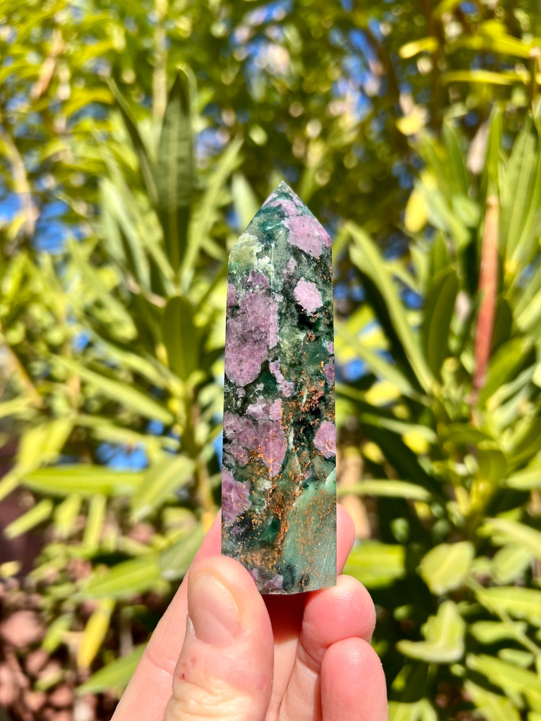 Ruby in Emerald Point - Excellent Quality - Etsy