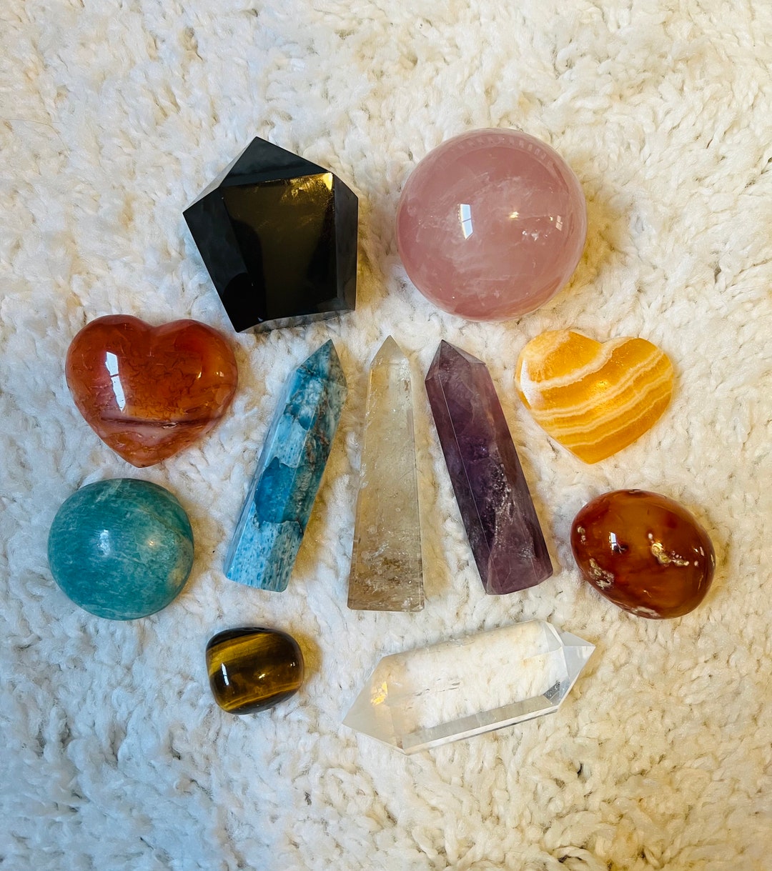 Crystal Starter Kit | Beginner Crystal Set | Crystal Box Set (11 Piece ...